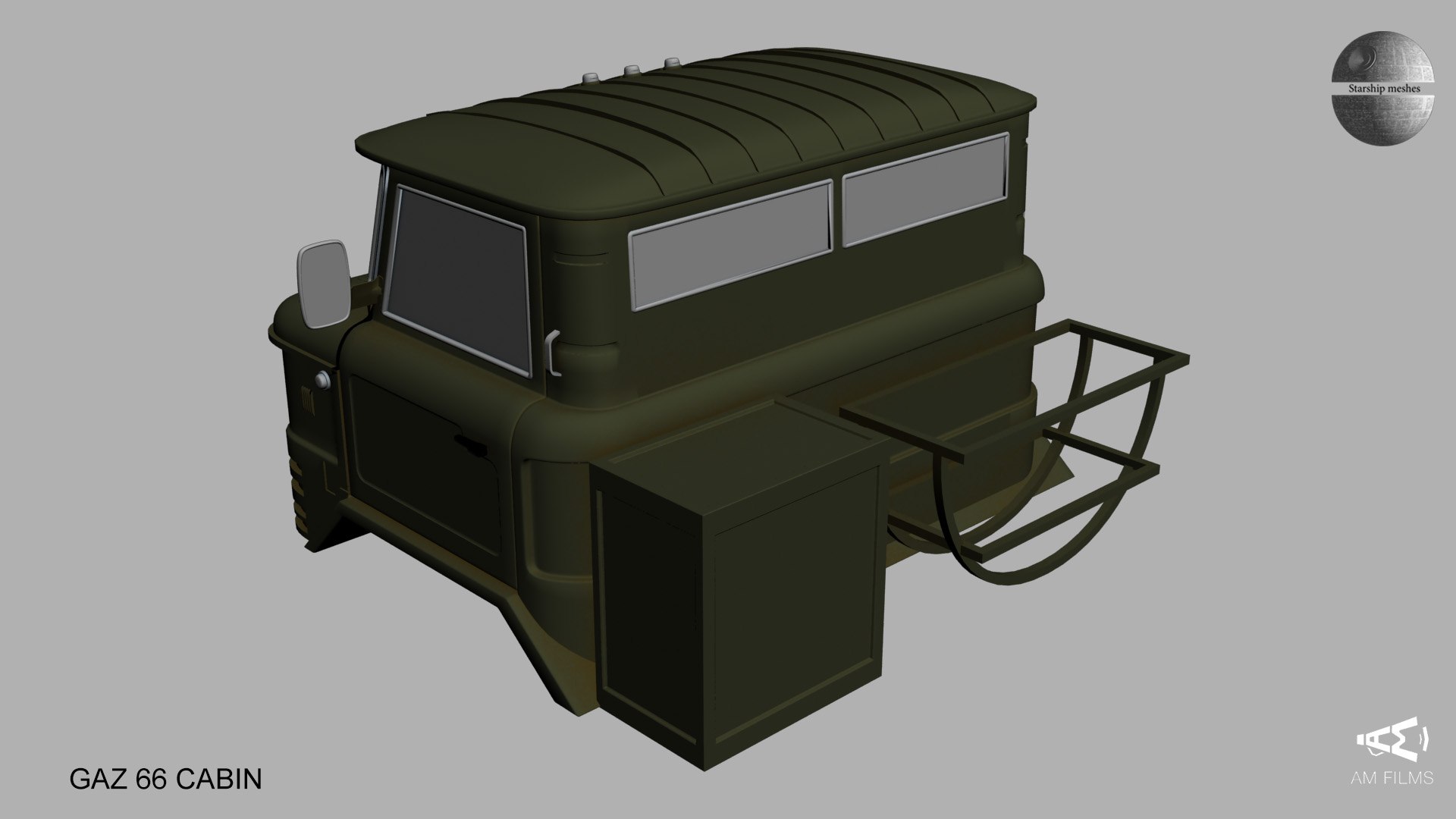 Gaz 66 Cabin 3D Model - TurboSquid 1771240