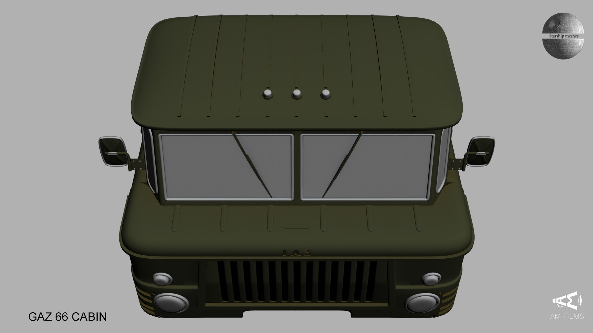 Gaz 66 Cabin 3D Model - TurboSquid 1771240