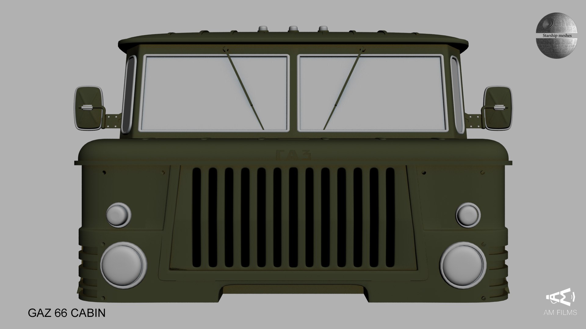 Gaz 66 Cabin 3D Model - TurboSquid 1771240