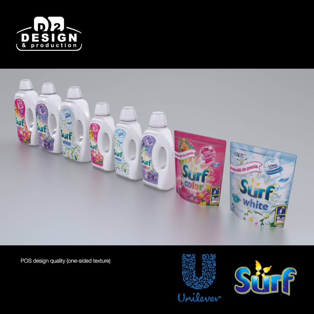 Unilever Surf Products 3d X