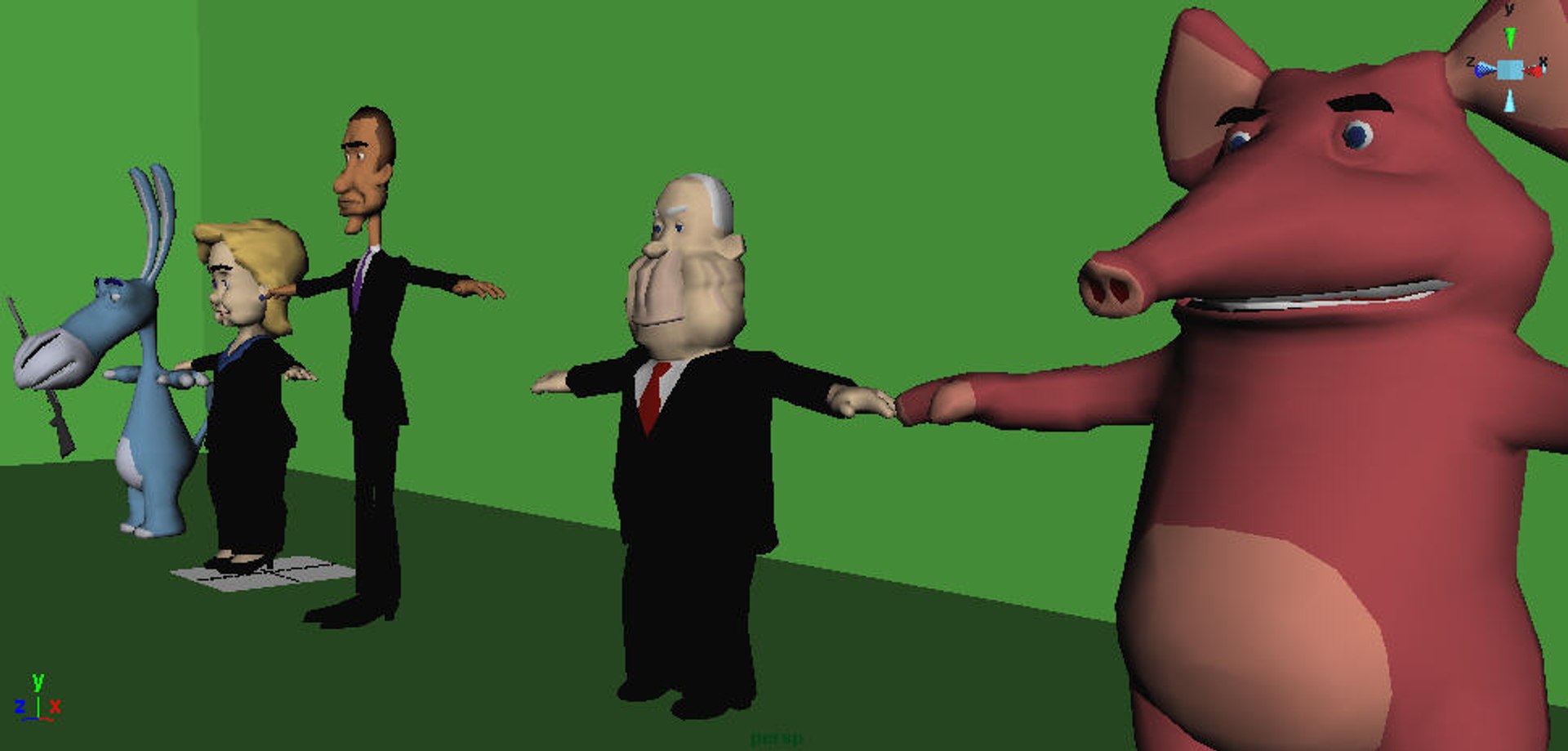 3d model election 2008