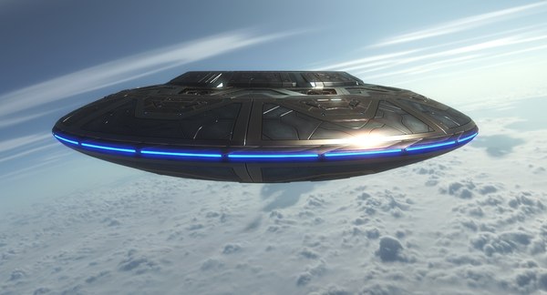 3D sci-fi ufo - TurboSquid 1338689