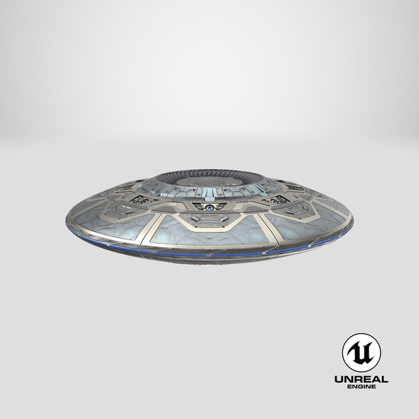 3D sci-fi ufo - TurboSquid 1338689