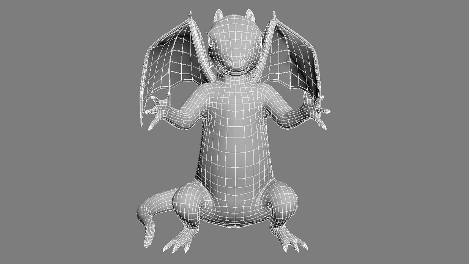 Baby Dragon 3d Model