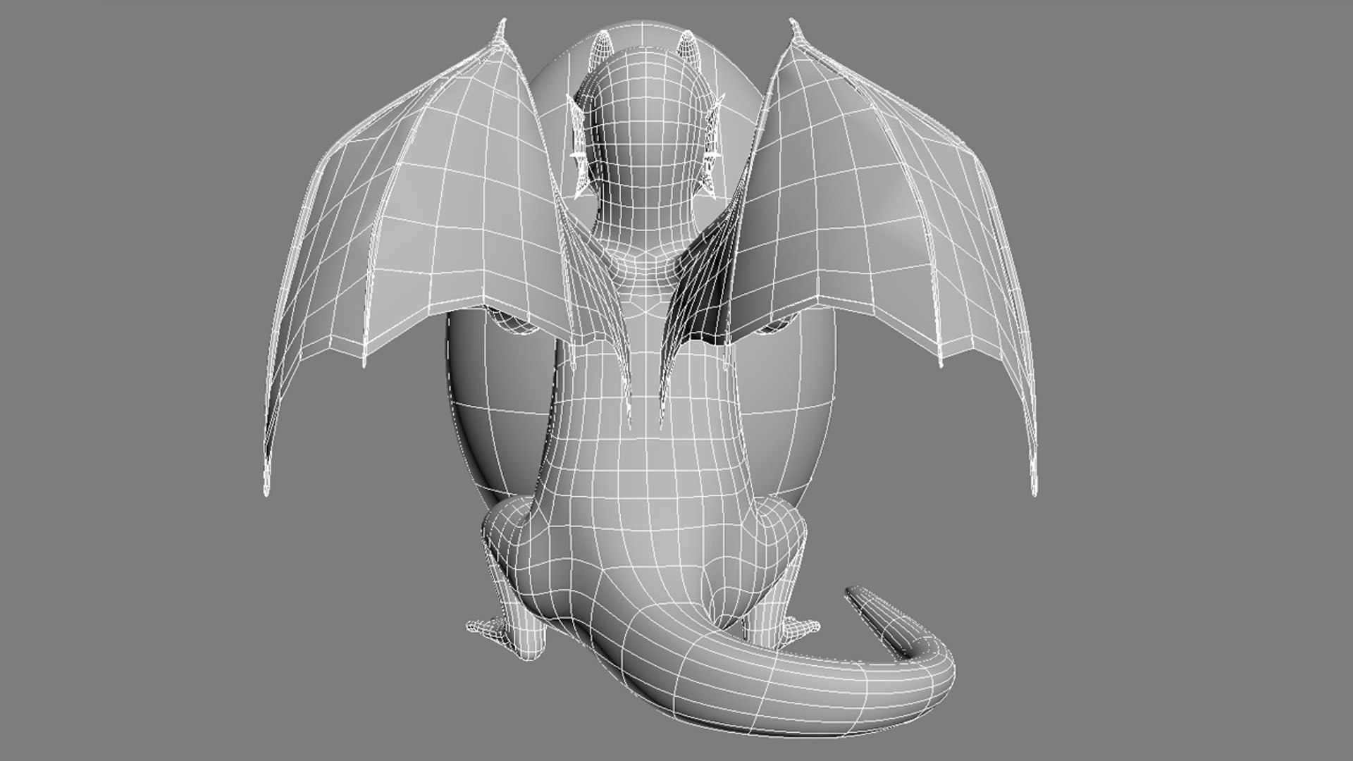 Baby Dragon 3d Model