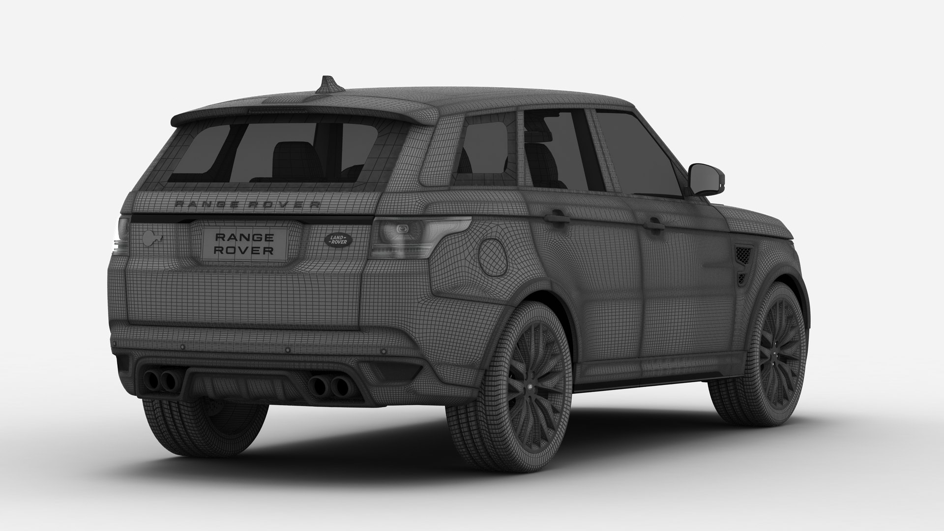 Land Rover Range Rover Maroon Sport SVR 3D Model 3D Model - TurboSquid ...