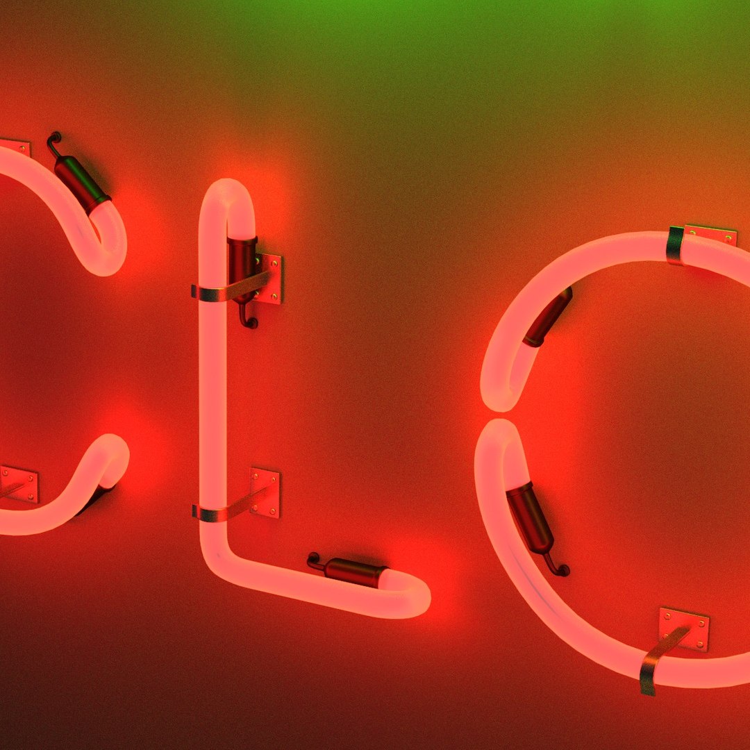 Neon Signs - Open 3d Model