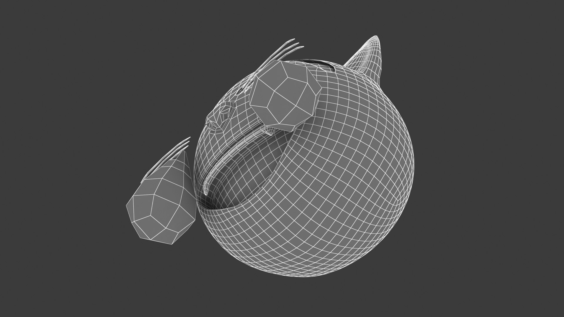 Apple Cat With Tears Of Joy Model - TurboSquid 1871616