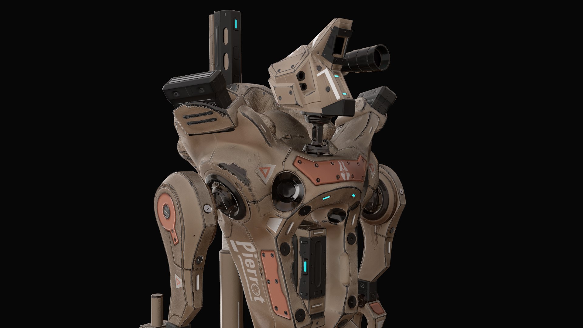 Sniper Scout Robot Model - TurboSquid 2110825