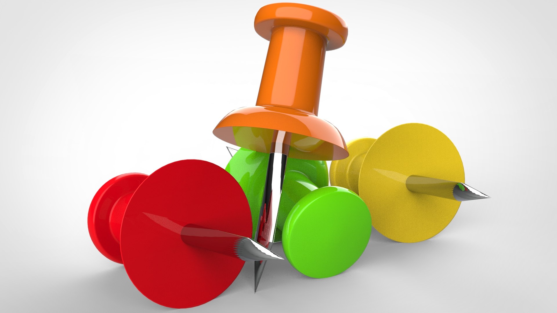 Push Pin Model - TurboSquid 1675938