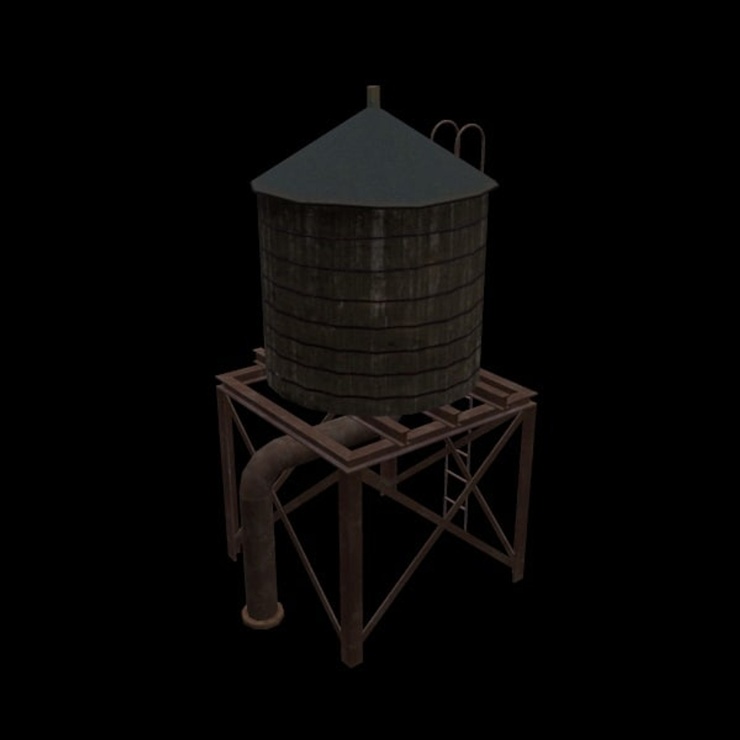 Water Tank 3d Model