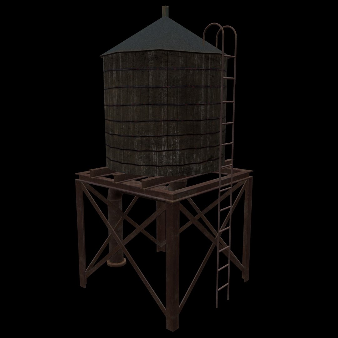 Water Tank 3d Model
