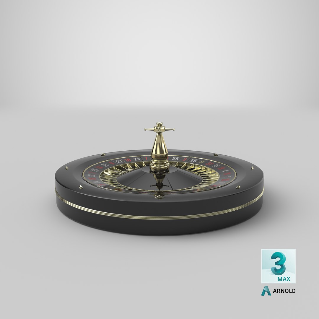 3D black roulette wheel games model - TurboSquid 1591771
