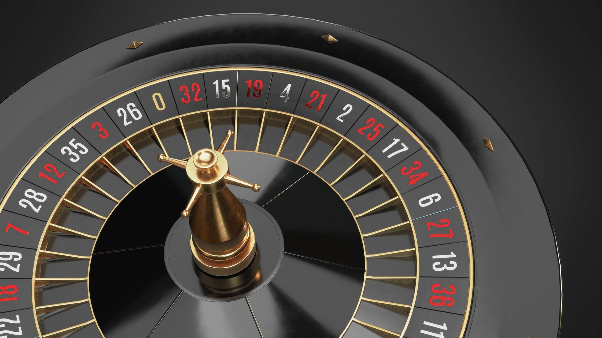 3D Black Roulette Wheel Games Model - TurboSquid 1591771