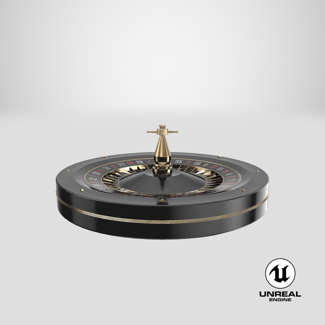 3D black roulette wheel games model - TurboSquid 1591771