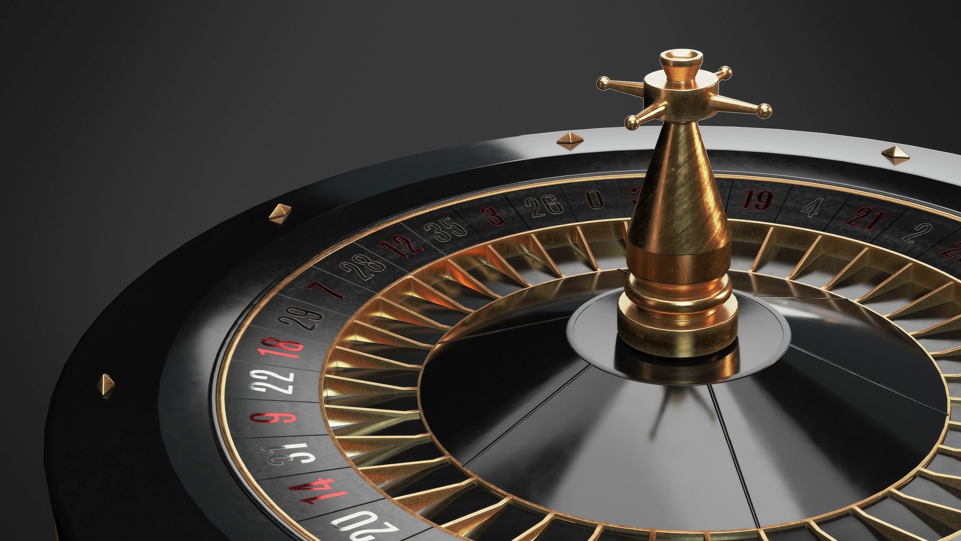 3D Black Roulette Wheel Games Model - TurboSquid 1591771