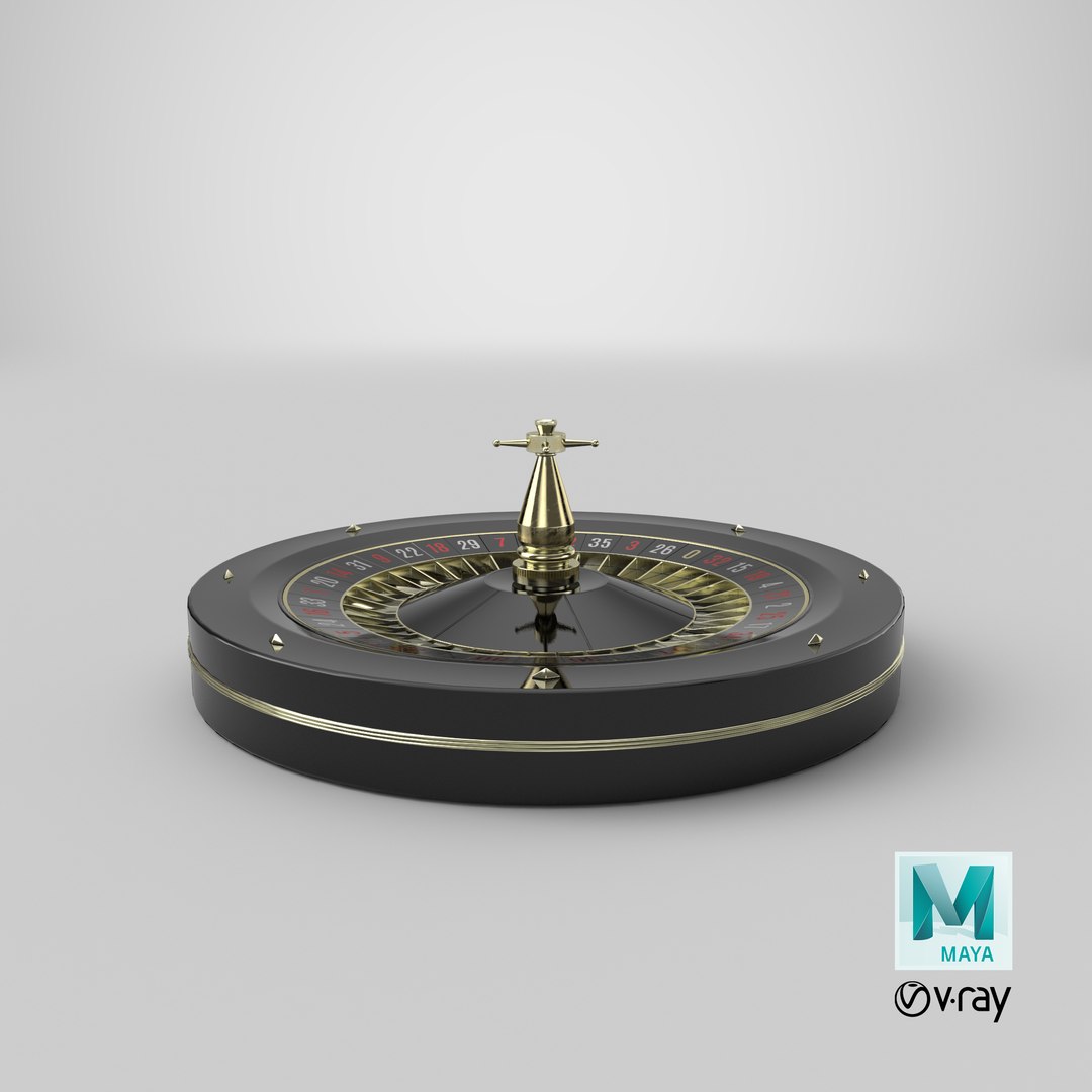 3D Black Roulette Wheel Games Model - TurboSquid 1591771