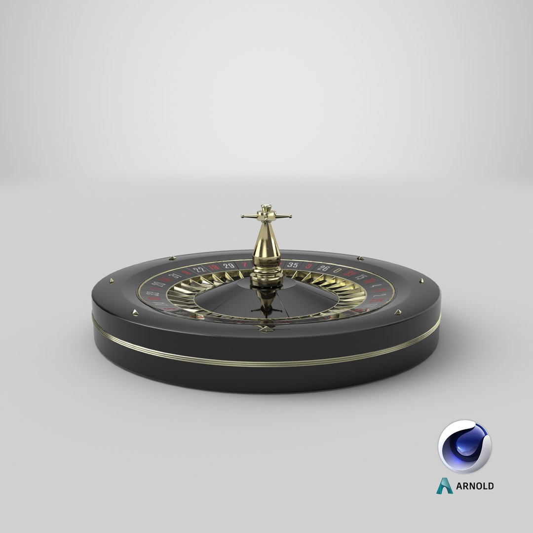 3D black roulette wheel games model - TurboSquid 1591771