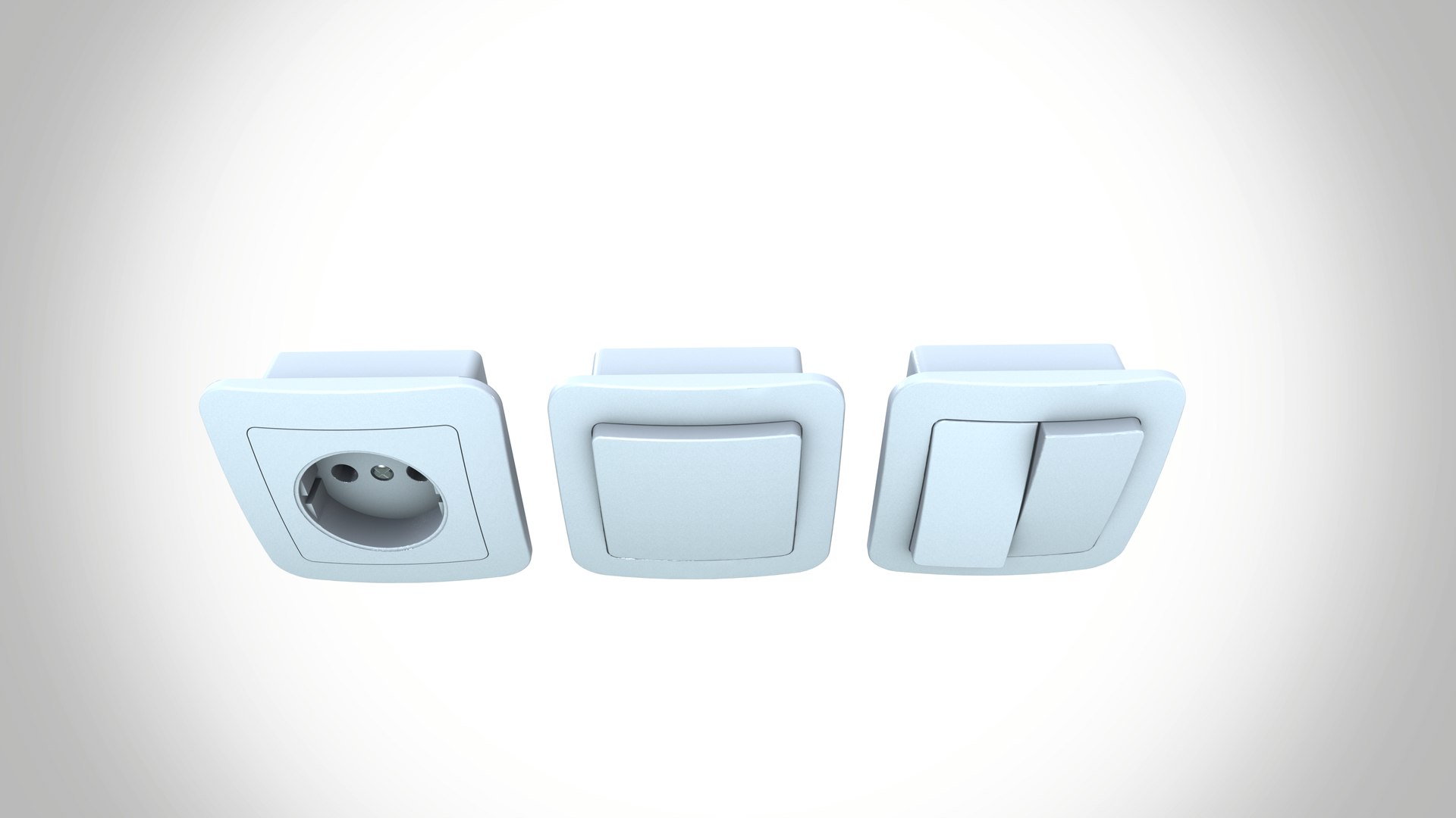 3D Socket Switches - TurboSquid 2332735