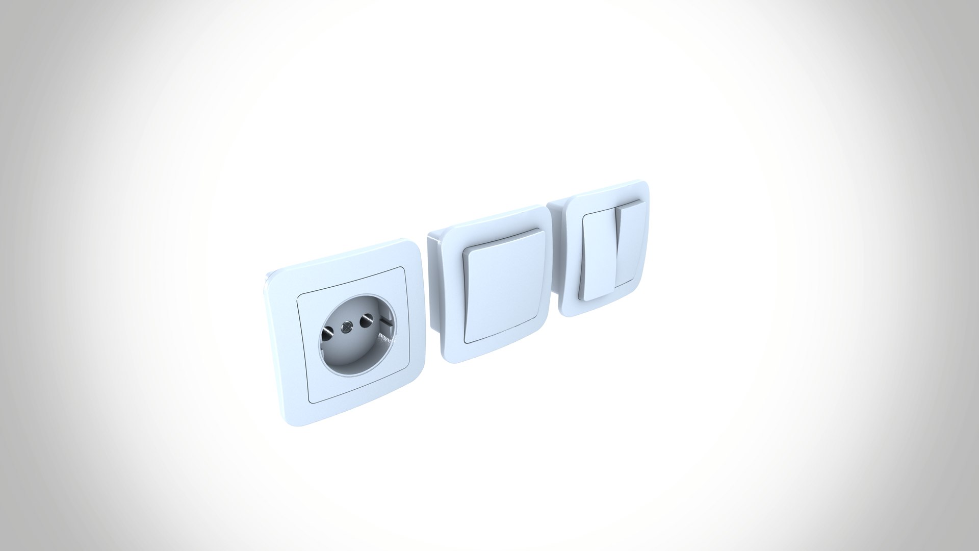 3D Socket Switches - TurboSquid 2332735