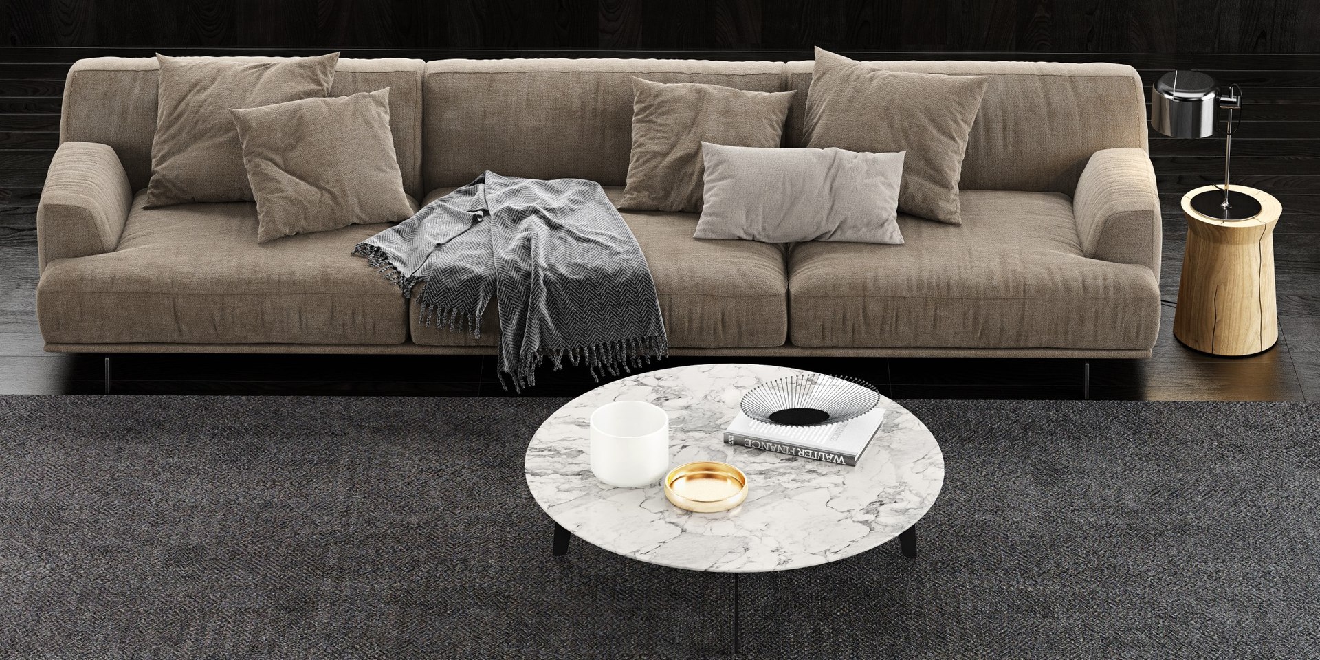 1 poliform tribeca sofa 3D model - TurboSquid 1592279