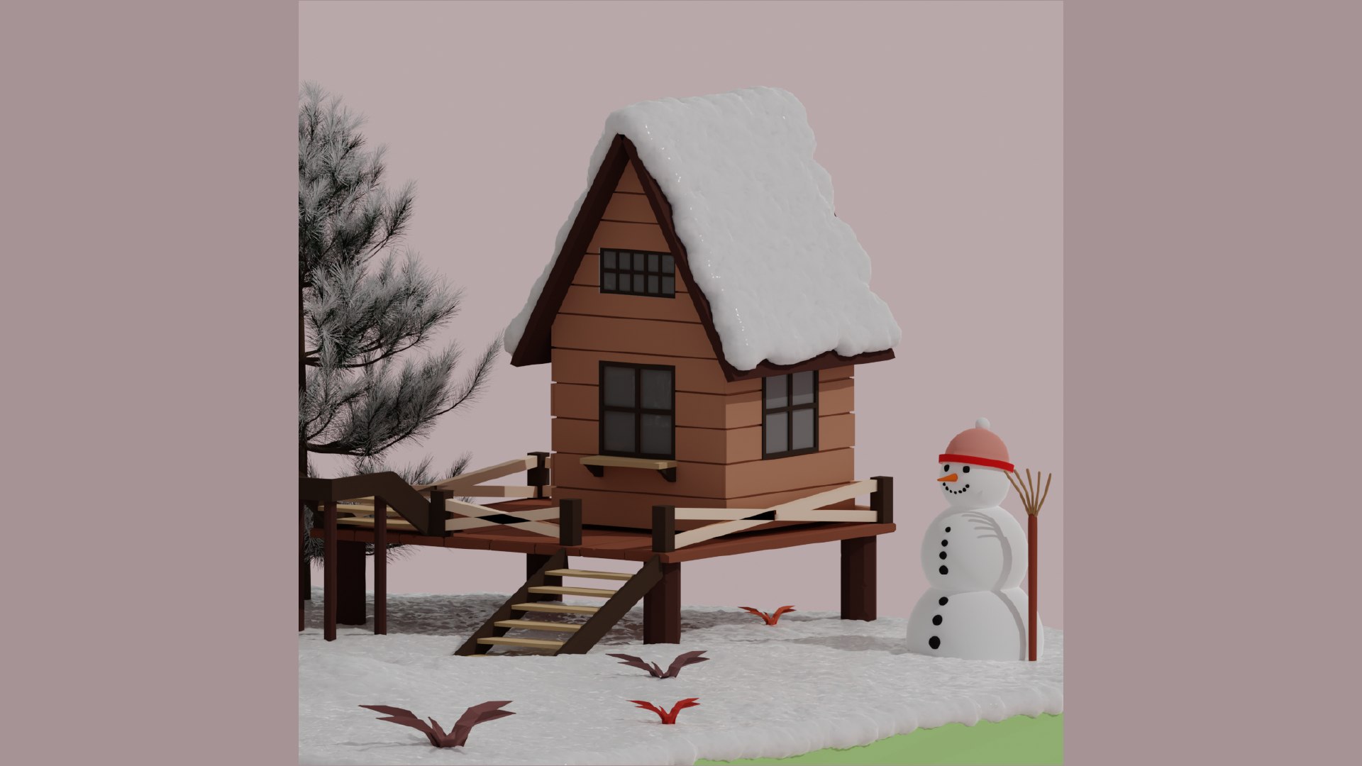Snow Place Model - TurboSquid 2022181