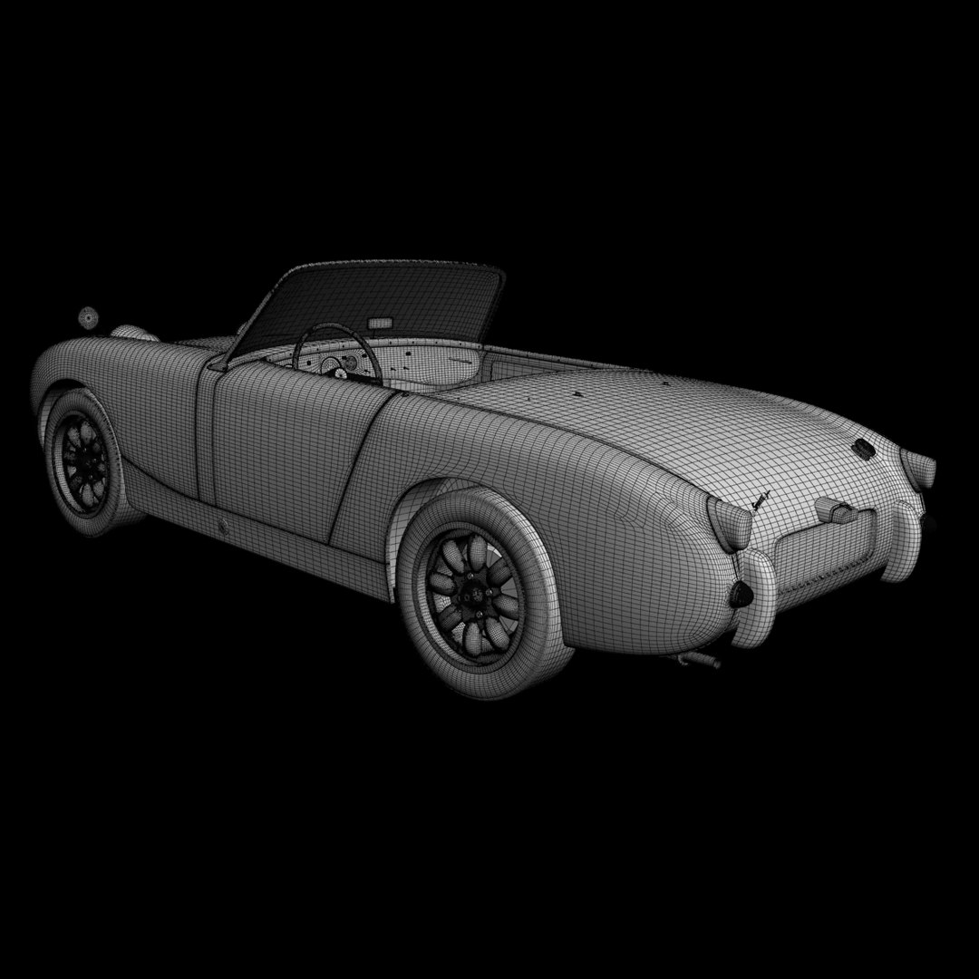 Austin-healey Sprite Mk1 3d 3ds