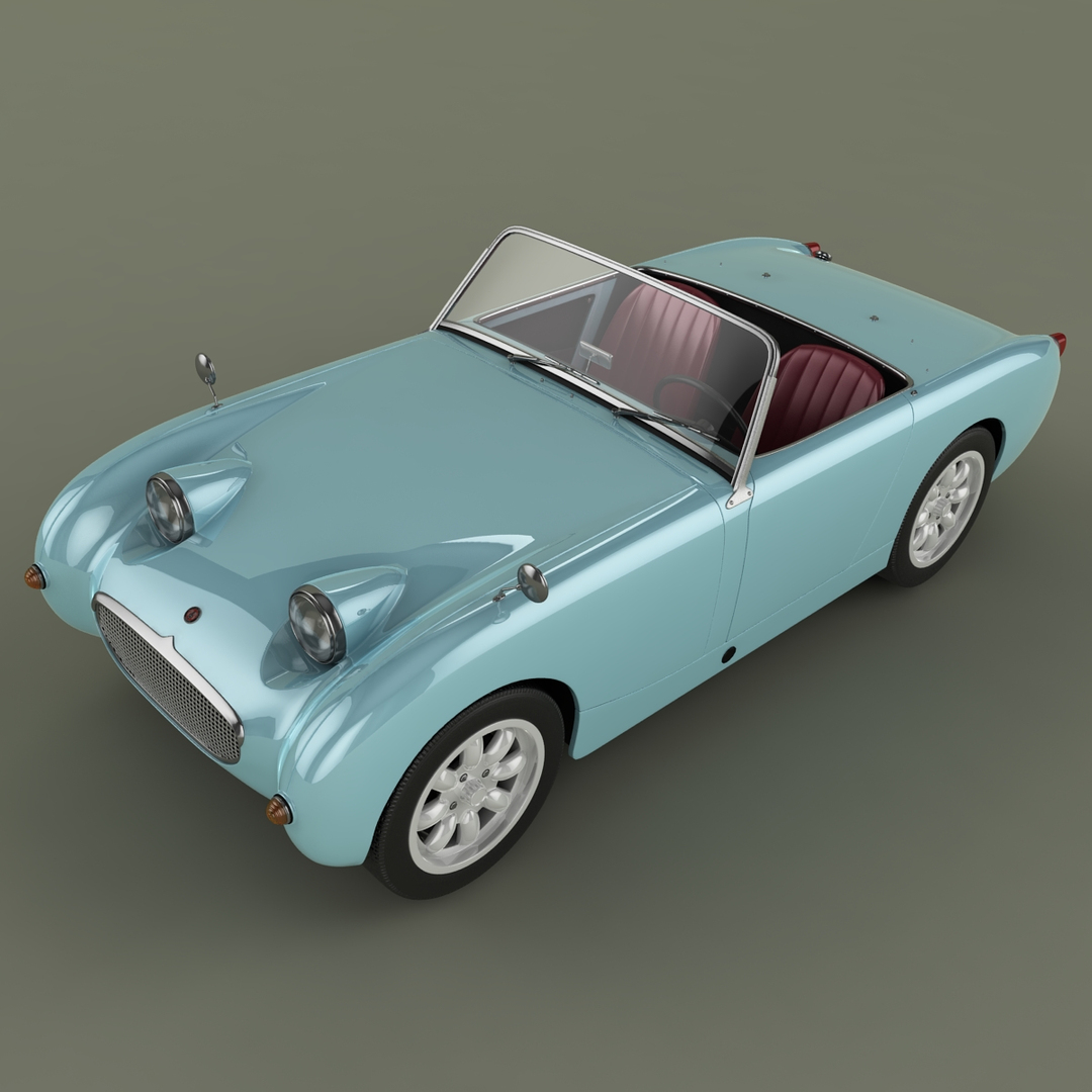 austin-healey sprite mk1 3d 3ds