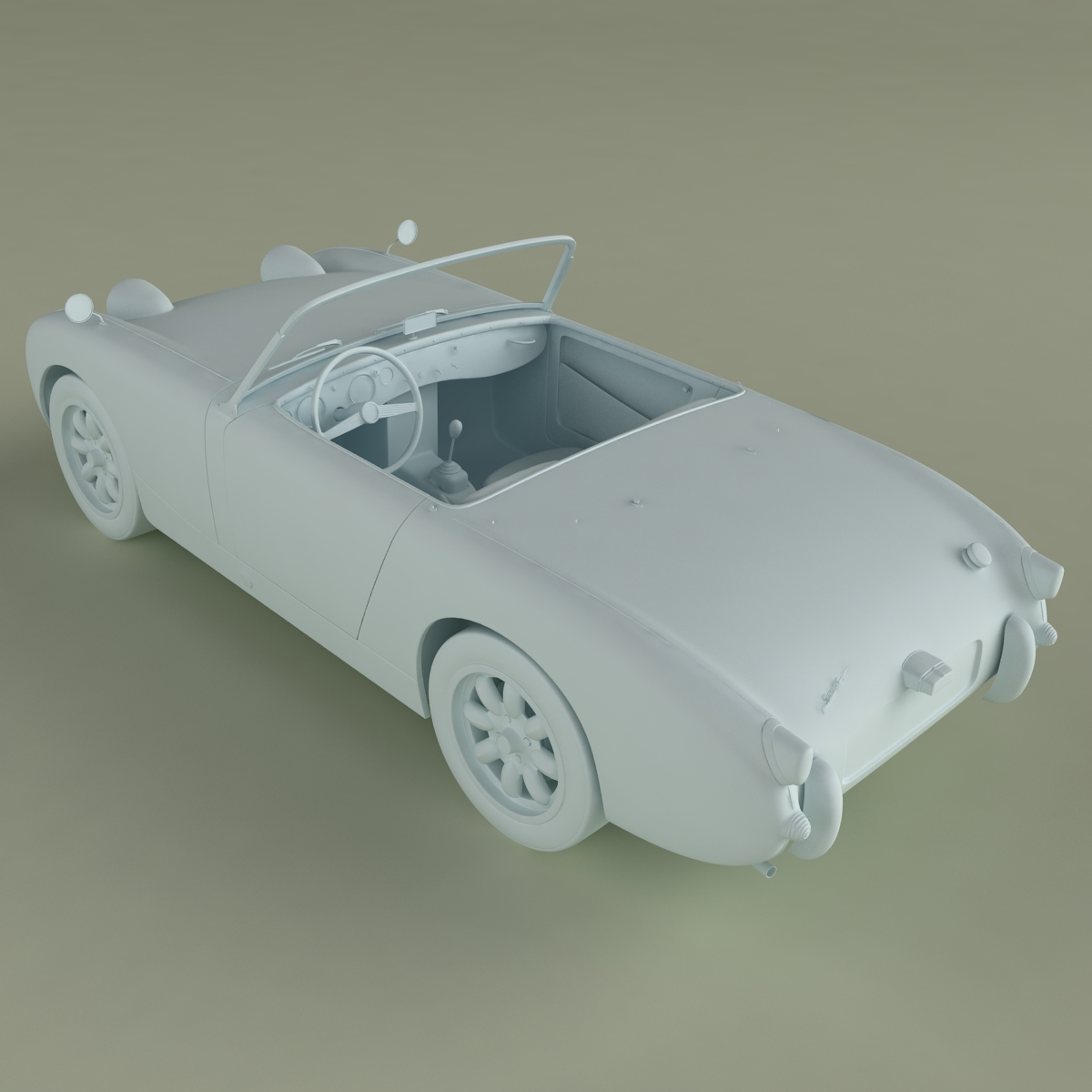 austin-healey sprite mk1 3d 3ds