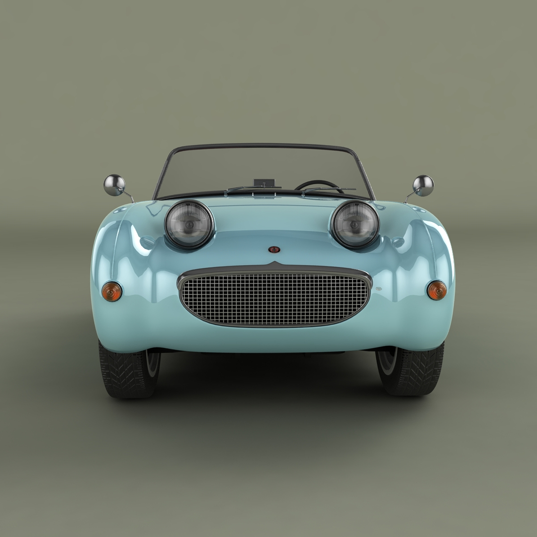 austin-healey sprite mk1 3d 3ds