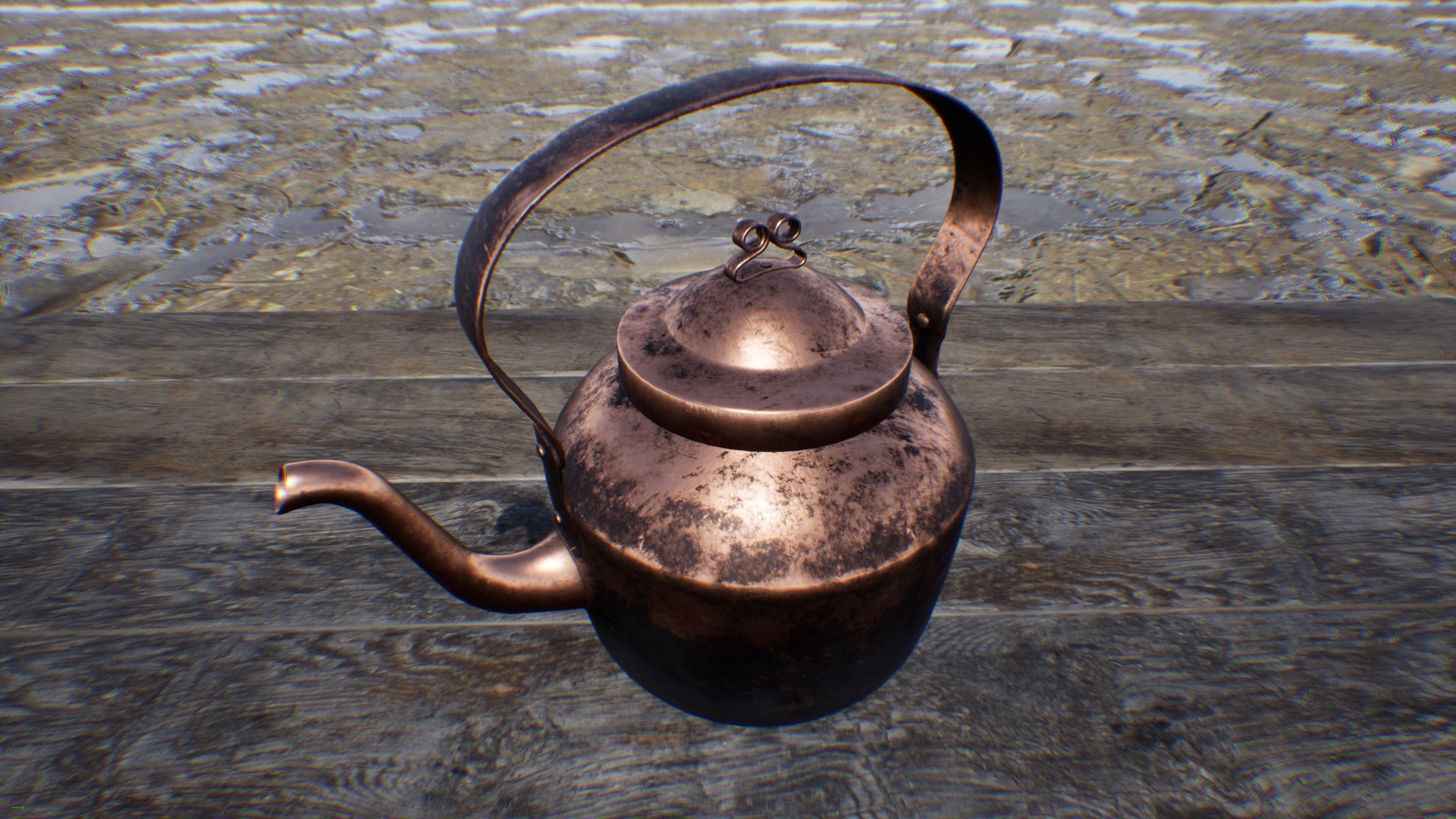 3D medieval kettle - TurboSquid 1490367