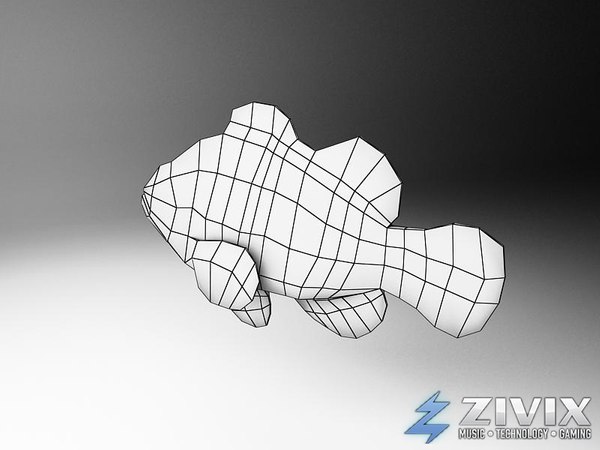 free tropical fish pack 3d model