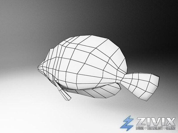 free tropical fish pack 3d model