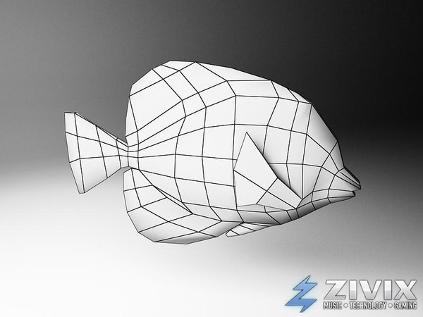 free tropical fish pack 3d model