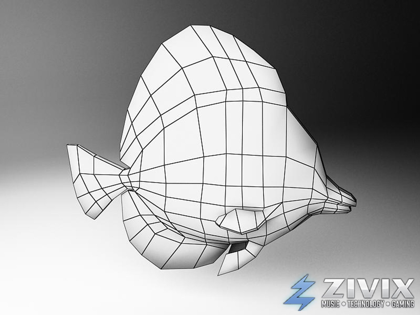 free tropical fish pack 3d model