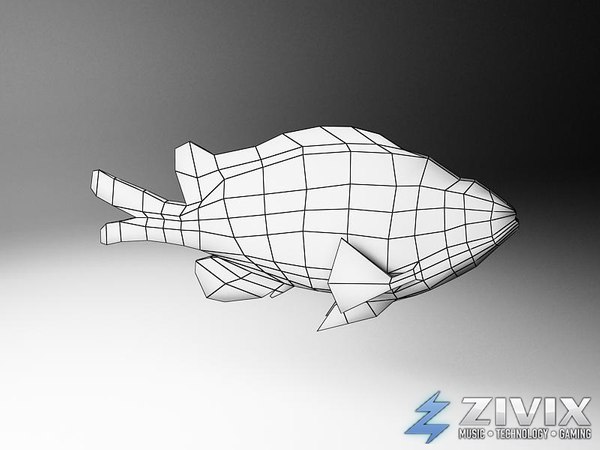 free tropical fish pack 3d model