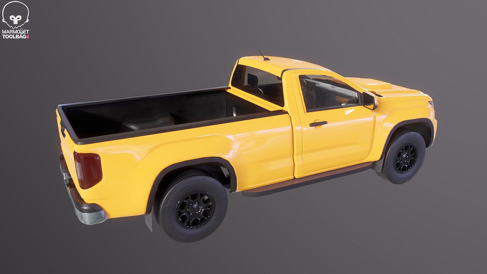 Generic Modern Pickup Truck Short Cab Model - TurboSquid 2269295