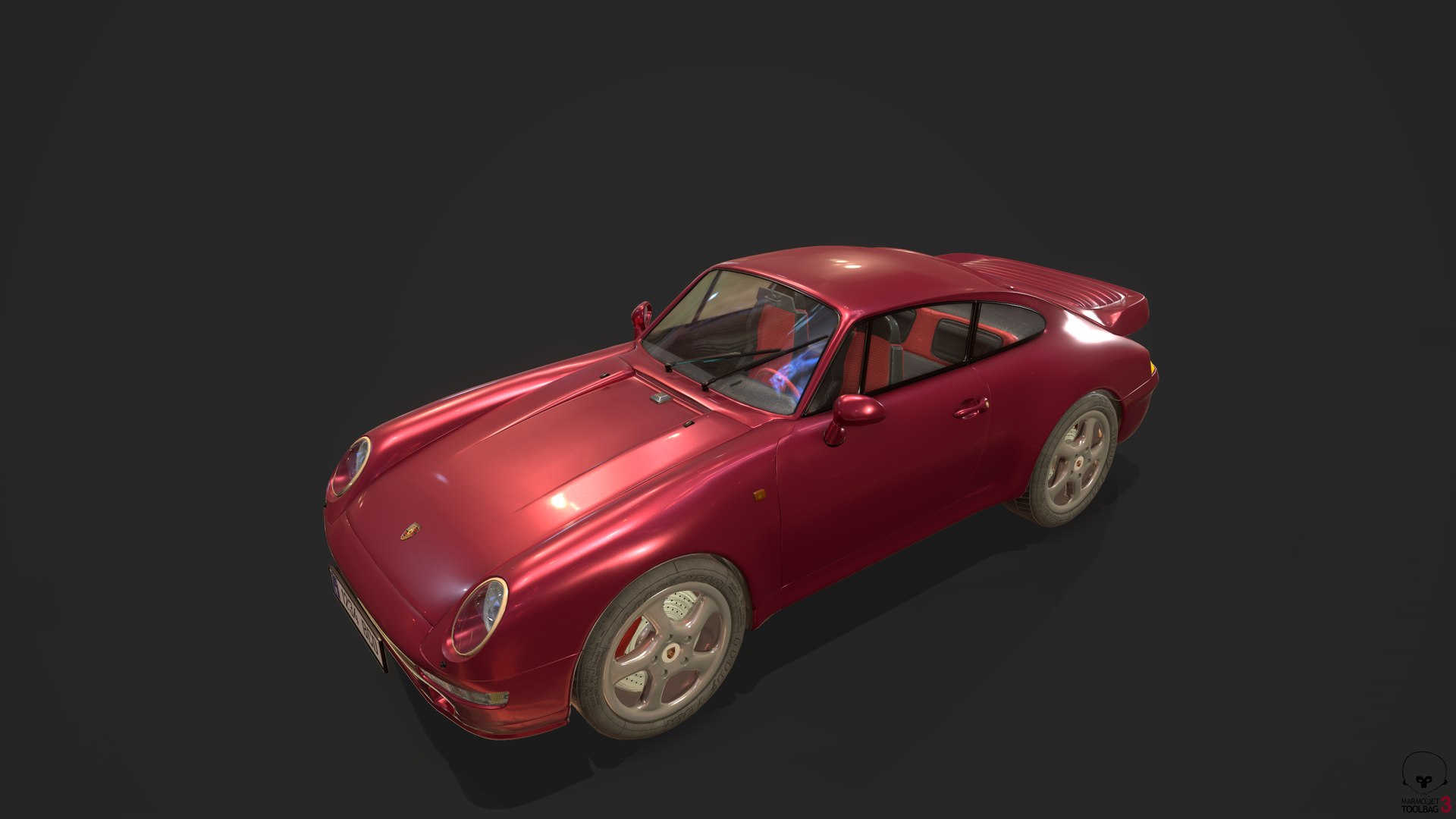 Porsche Turbo 993 3D Model - TurboSquid 1625211