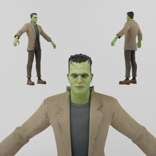 Frankenstein Lowpoly Rigged 3D 모델 - TurboSquid 2034502