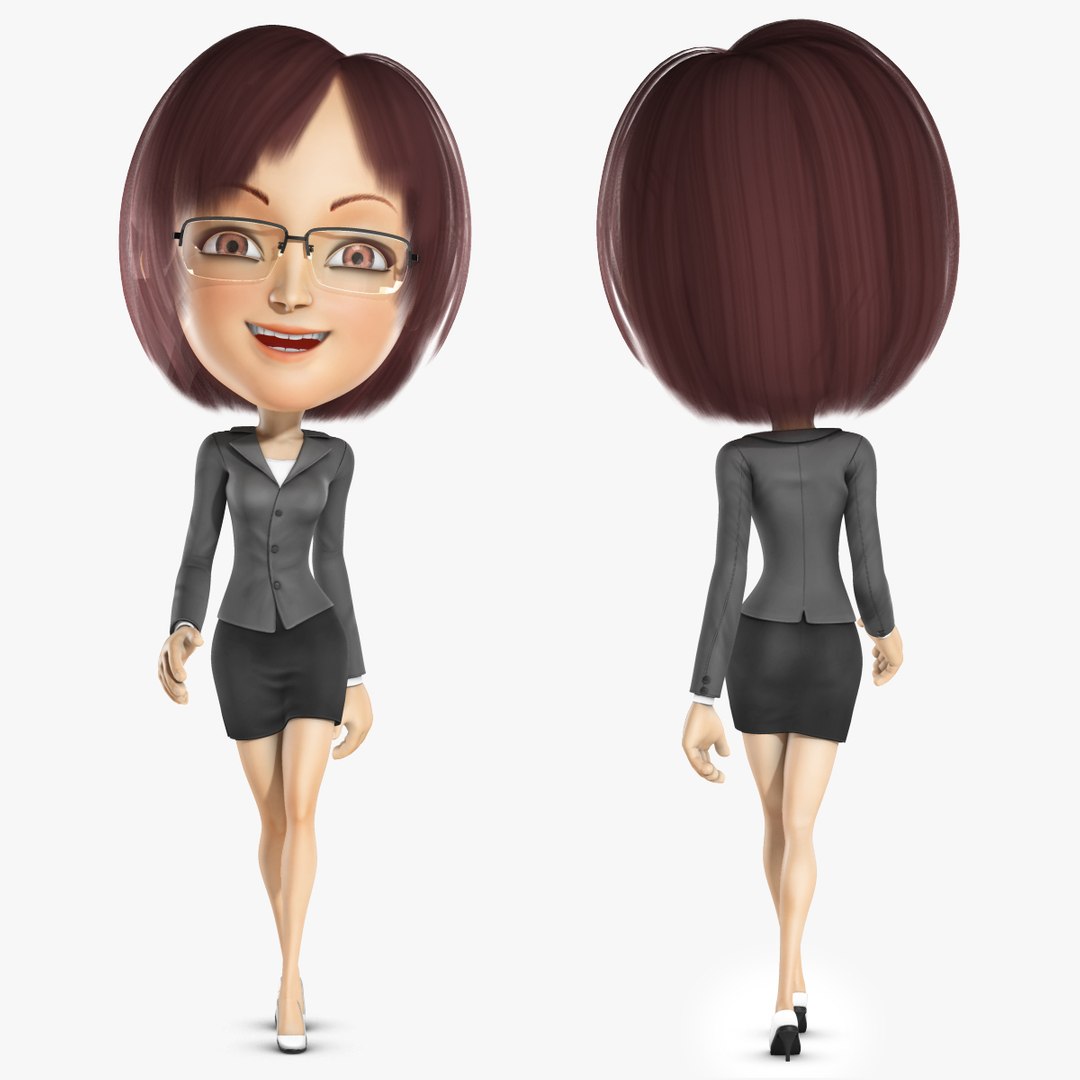 cartoon use 3d model