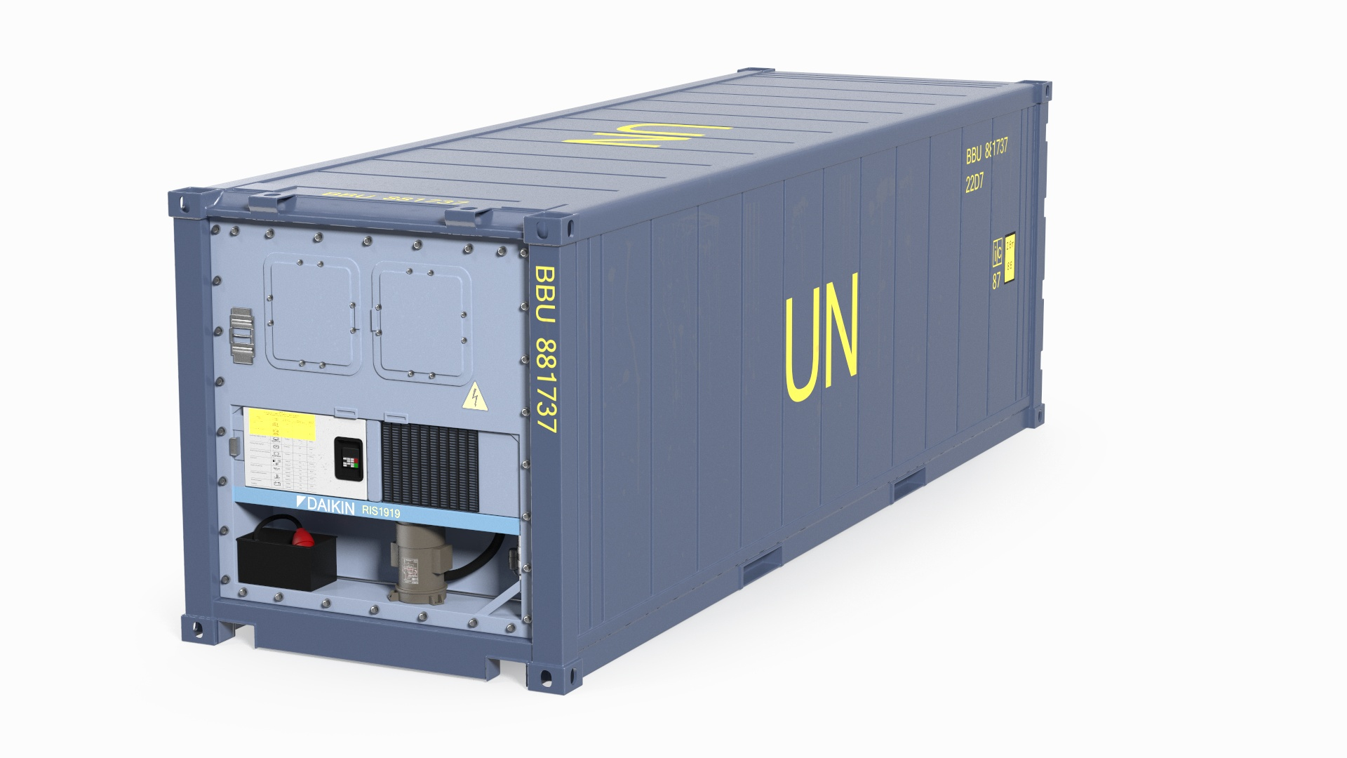 3D Refrigerated Shipping Container - TurboSquid 2208639