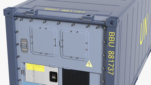 modelo 3d Contenedor de envío refrigerado - TurboSquid 2208639