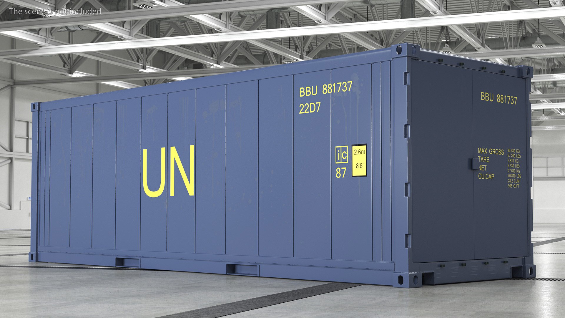 3D Refrigerated Shipping Container - TurboSquid 2208639