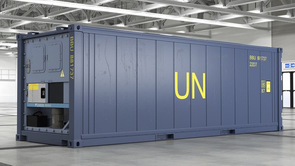 modelo 3d Contenedor de envío refrigerado - TurboSquid 2208639