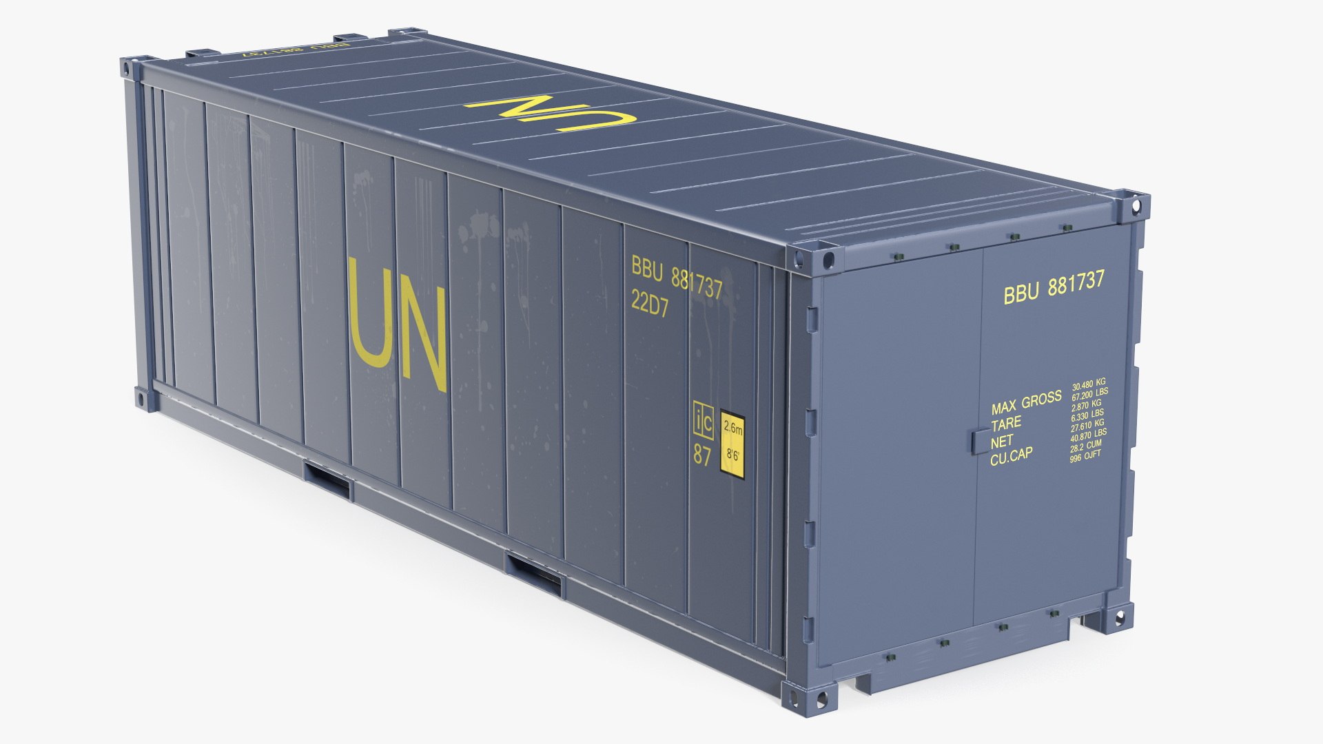 3D Refrigerated Shipping Container - TurboSquid 2208639