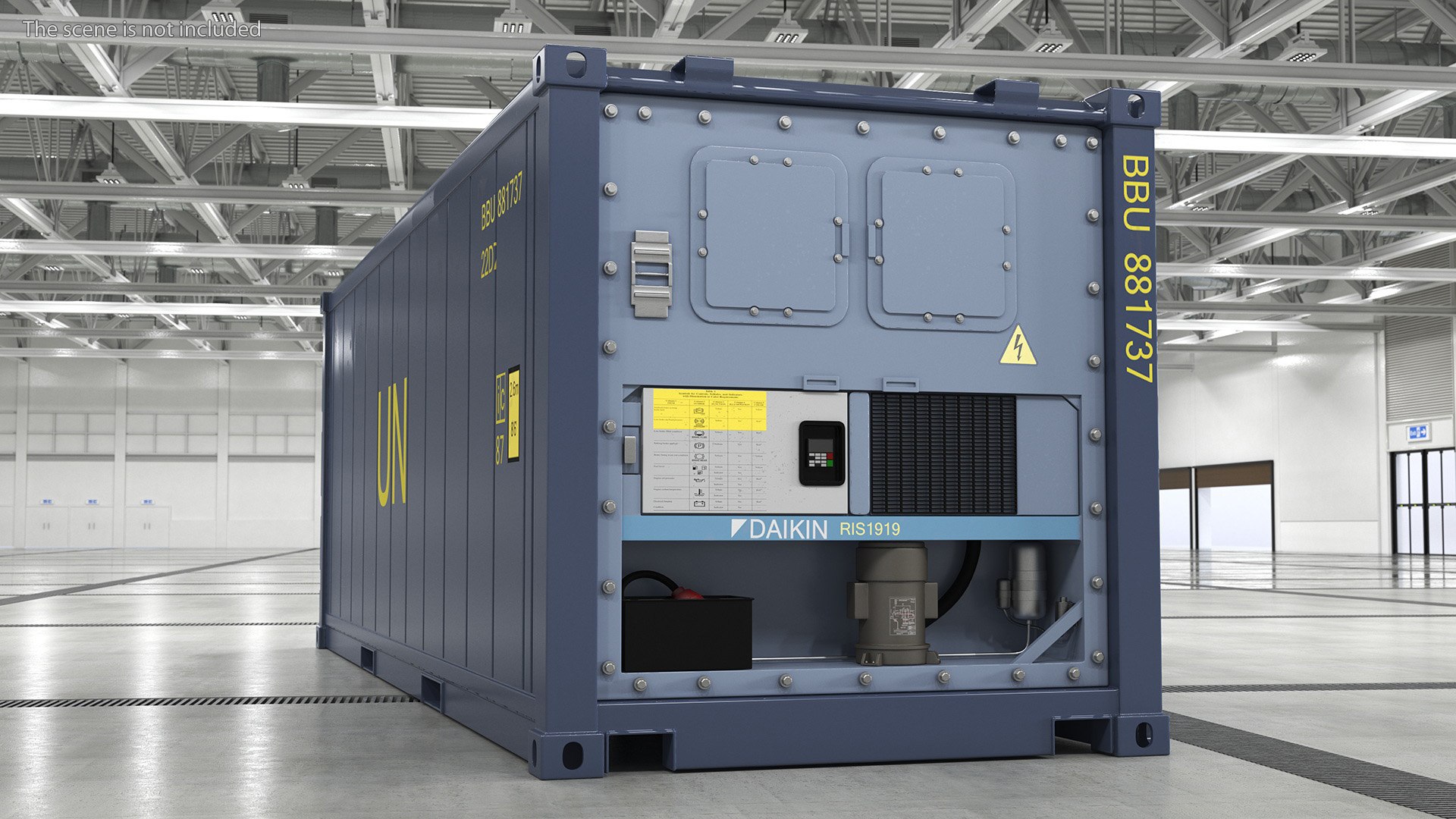 3D Refrigerated Shipping Container - TurboSquid 2208639