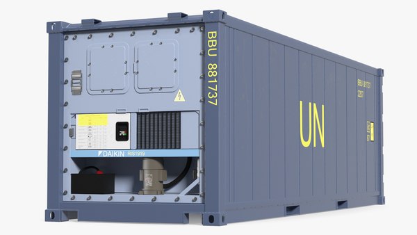 modelo 3d Contenedor de envío refrigerado - TurboSquid 2208639