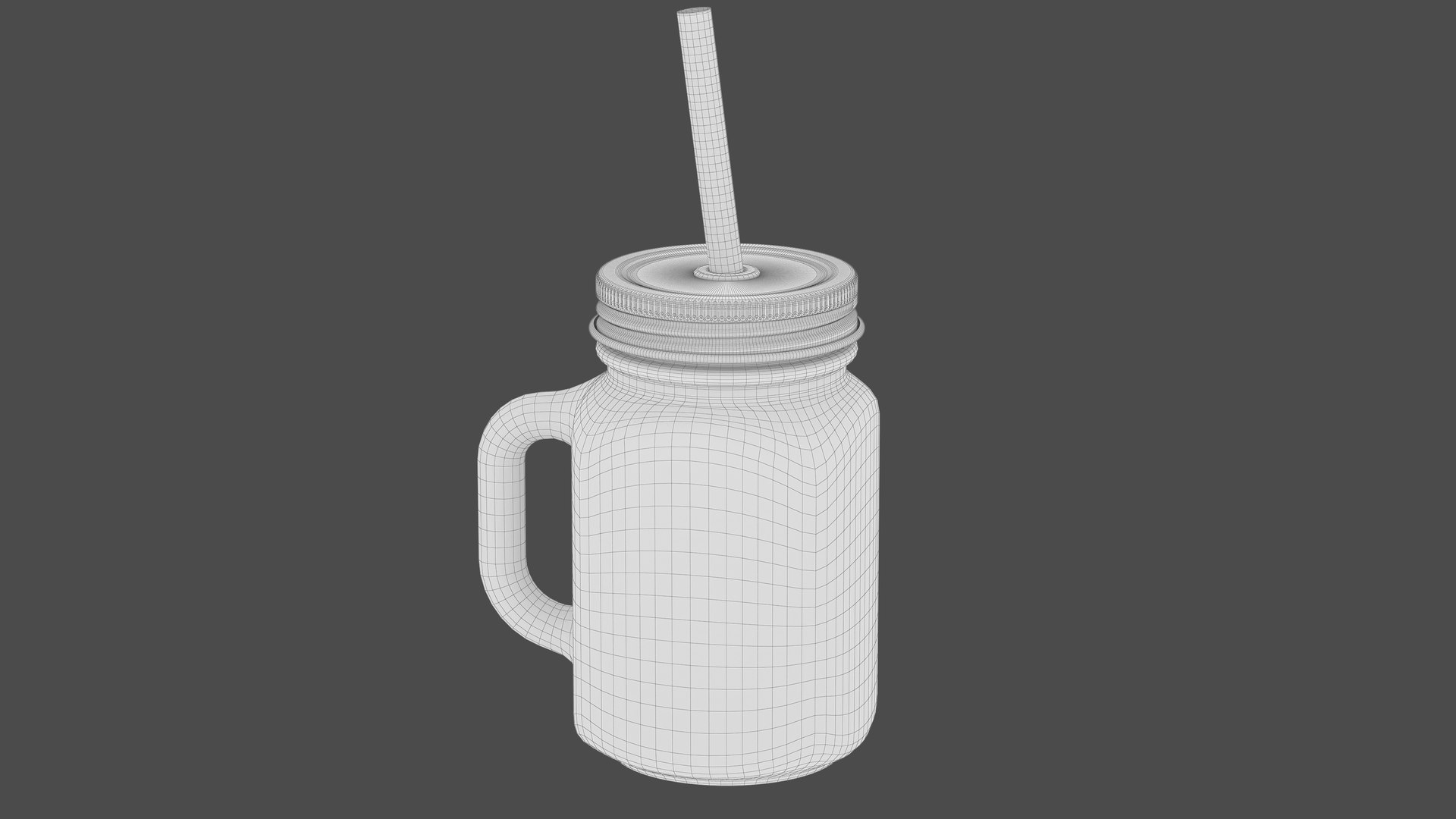Mason Mug Square Gradient 3D Model - TurboSquid 2259407