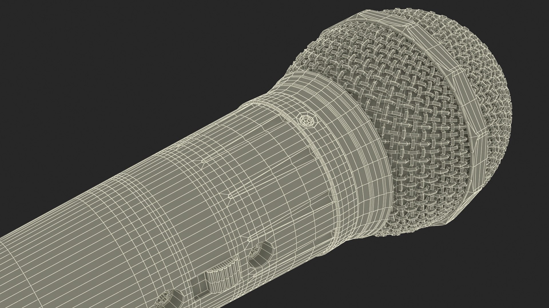 Professional Vocal Microphone VOCOPRO Black 3D model - TurboSquid 2160919