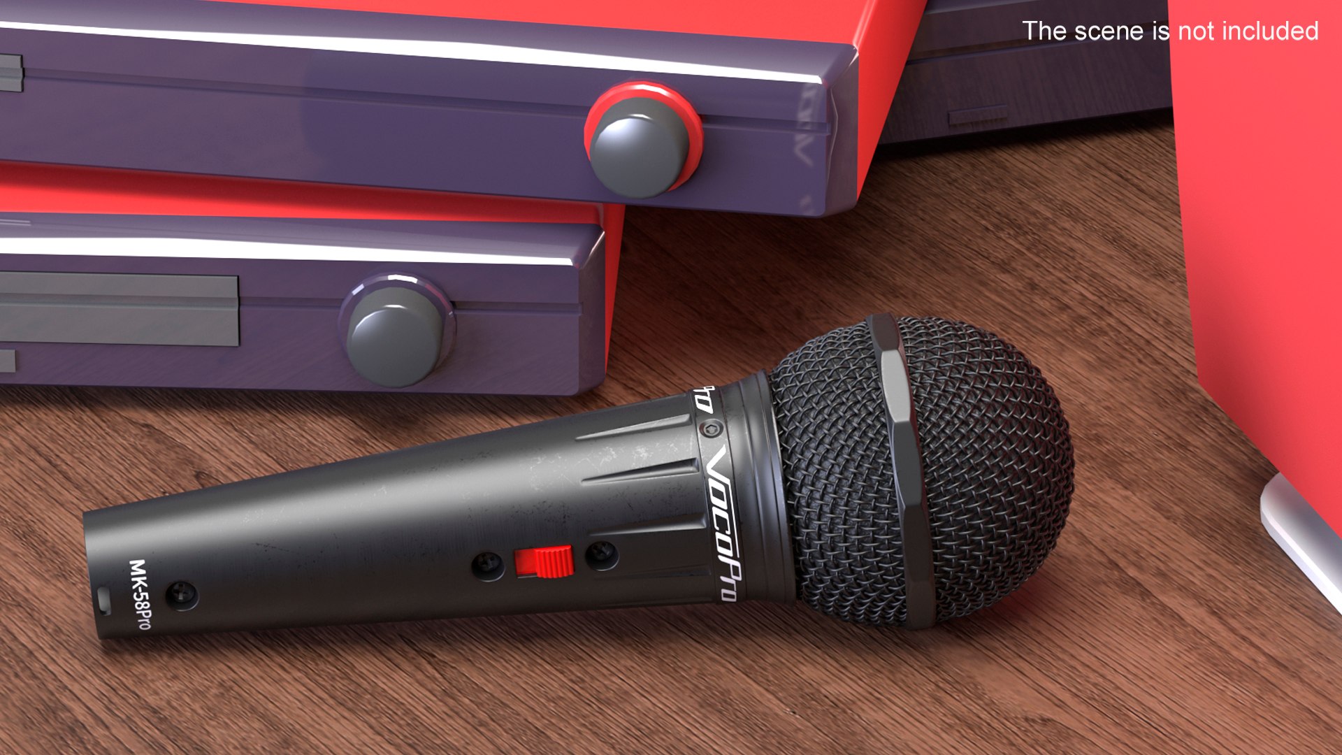 Professional Vocal Microphone VOCOPRO Black 3D model - TurboSquid 2160919